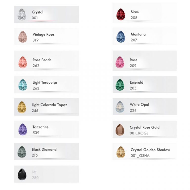 'Marley' Crystal Earrings (Various Colours) | Glam Couture