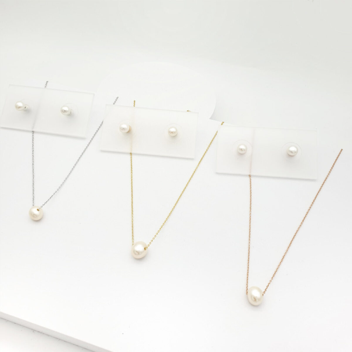 Freshwater Pearl Necklace Set - 'Amy' | Glam Couture